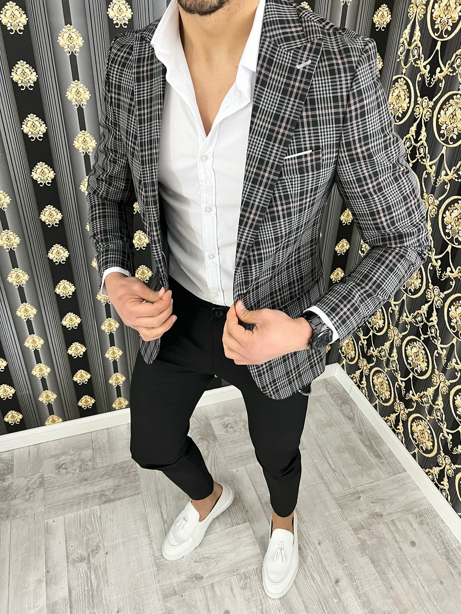 Sacou barbati slim fit 1162 – Casual Store